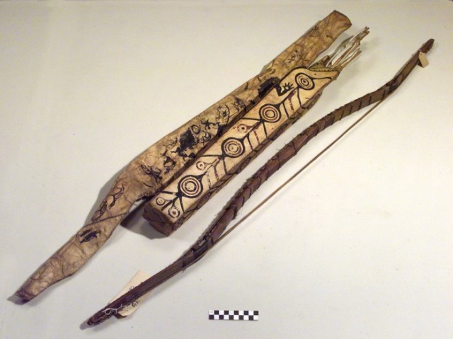 Yupik (Eskimo) attributed bow and arrows – Preindustrial Craftsmanship