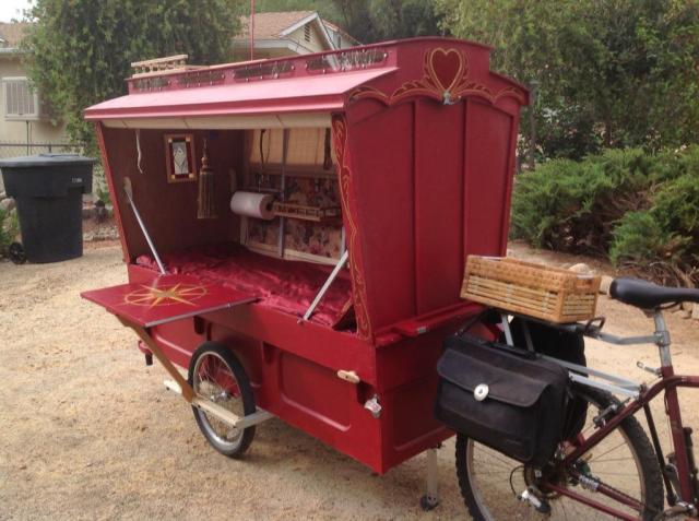 Bicycle Powered Micro Vardo – Preindustrial Craftsmanship