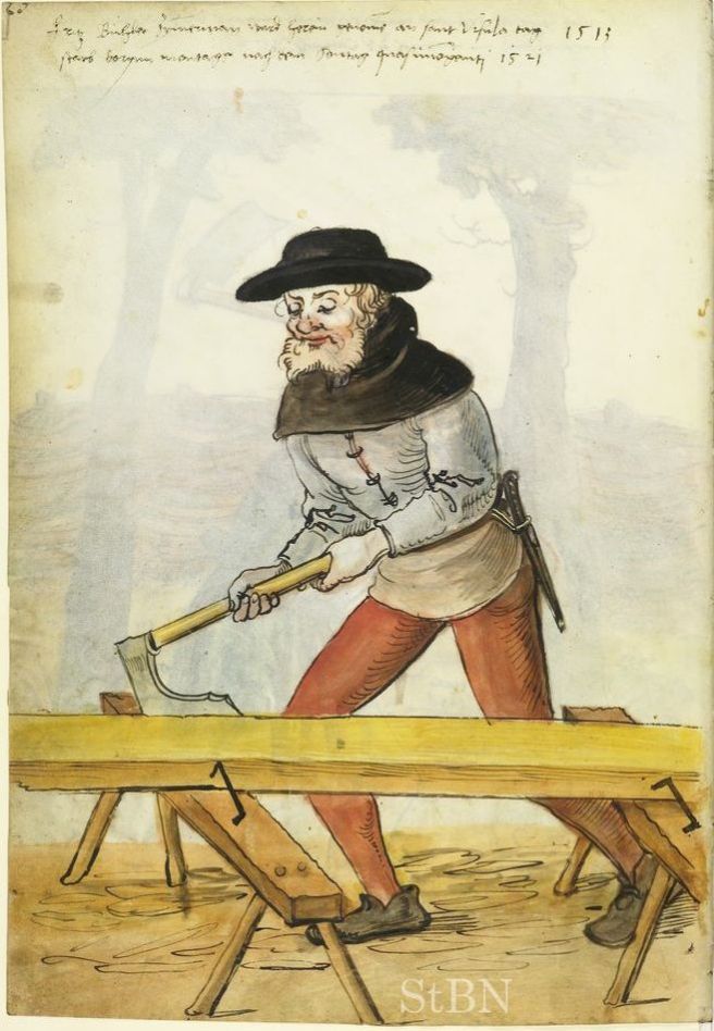 Carpenter, 15th-16th Century – Preindustrial Craftsmanship