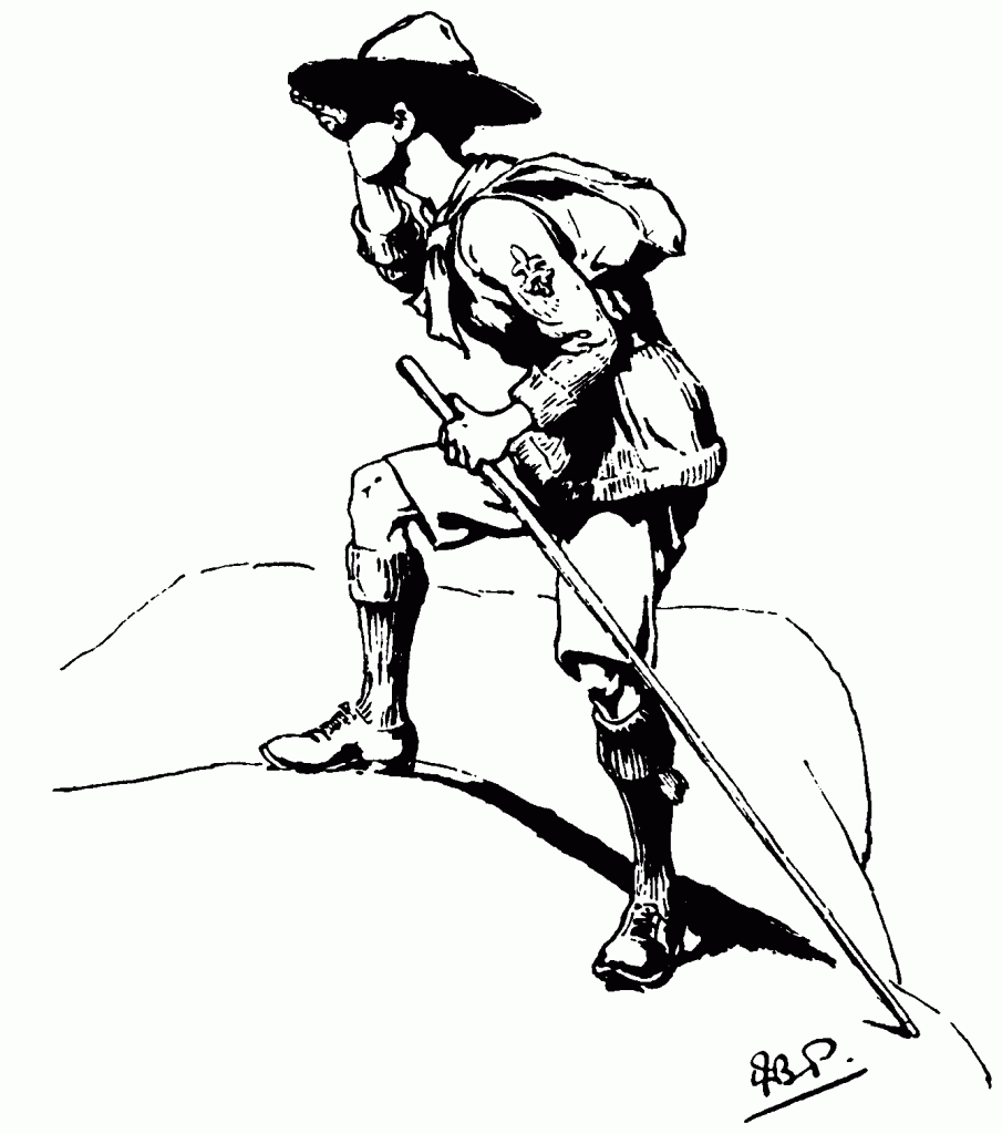 Scout Staff Hiking Stick – Preindustrial Craftsmanship