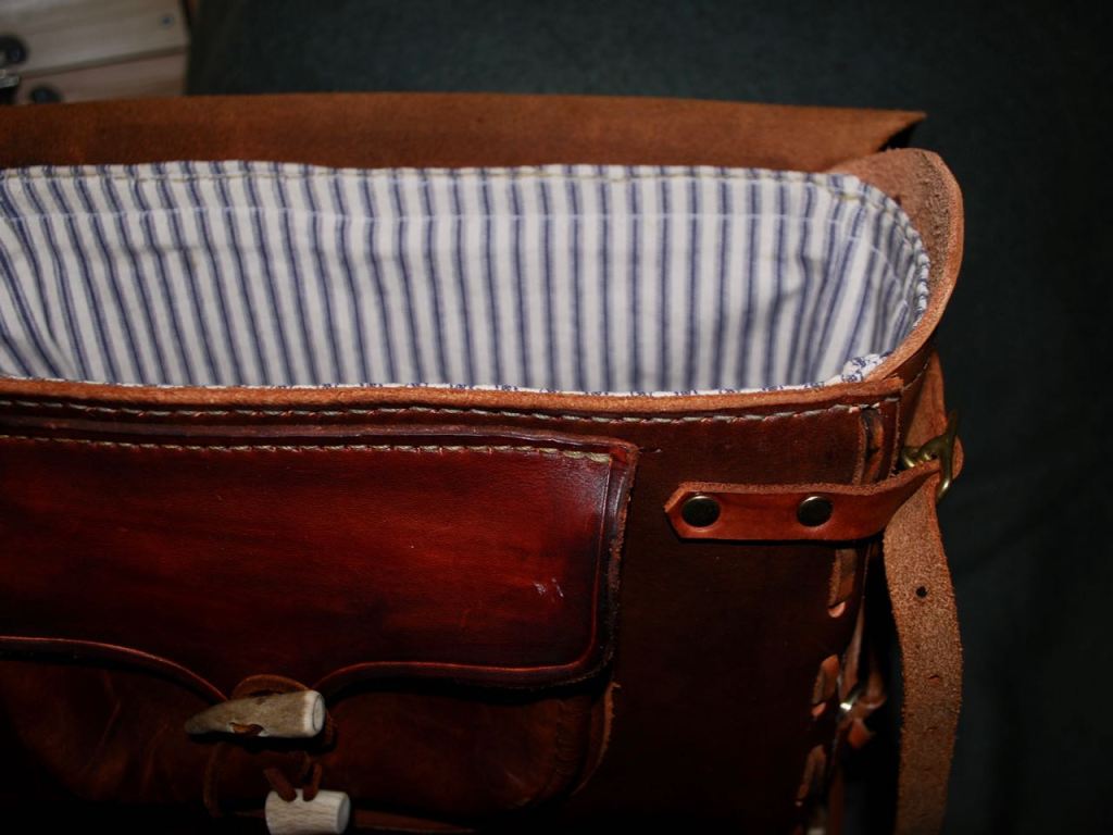 Leather Knapsack Prototype – Preindustrial Craftsmanship